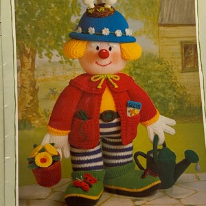 Jean Greenhowes Knitted Clown Patterns, the Red Nose Gang Knitting Doll ...