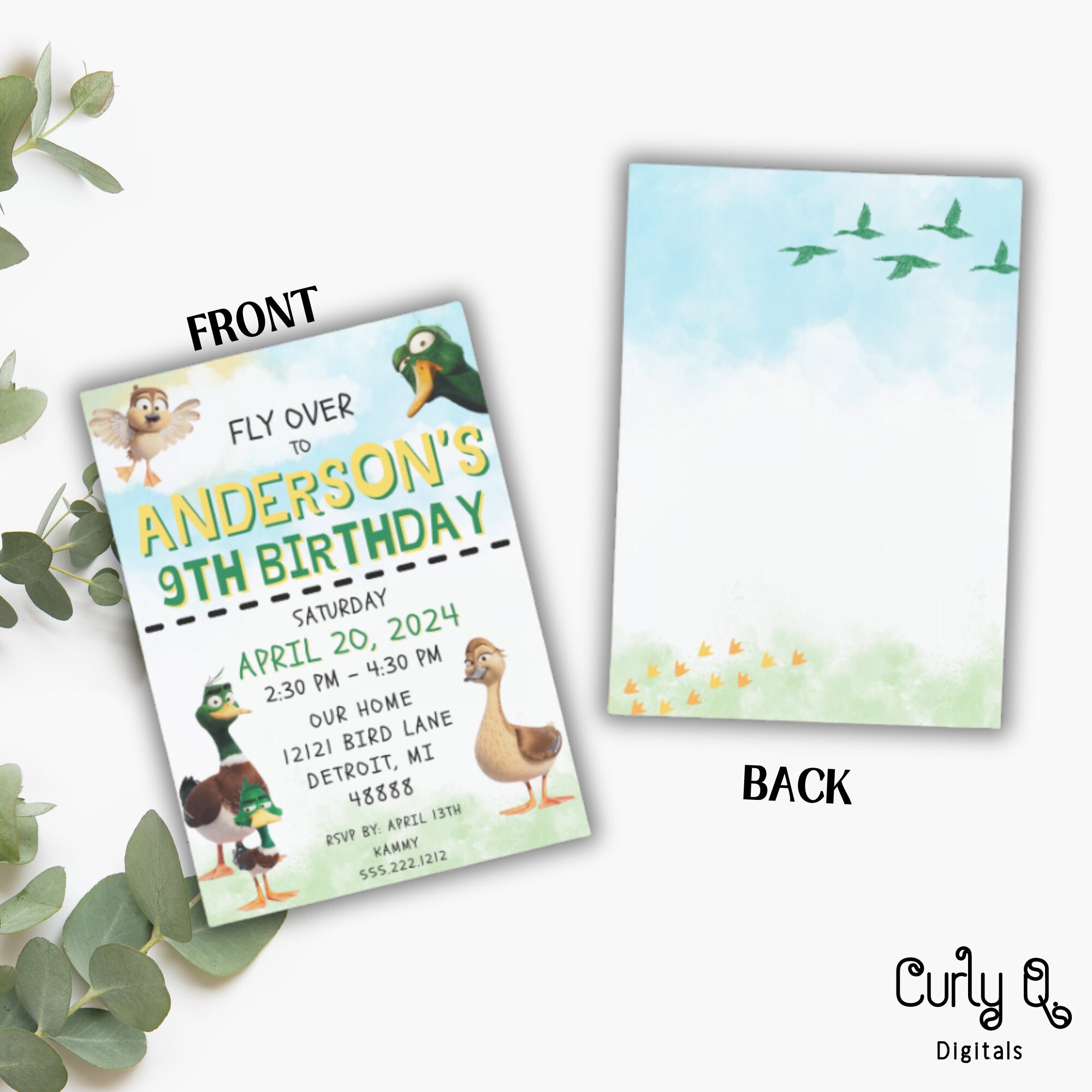 Editable Migration Invitation Migration Party Migration Birthday ...