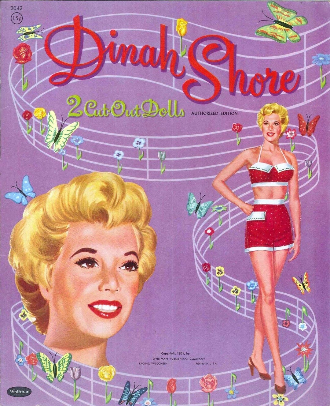 Vintage "diana Shore" 1950s Paper Dolls - Printable PDF, Vintage ...