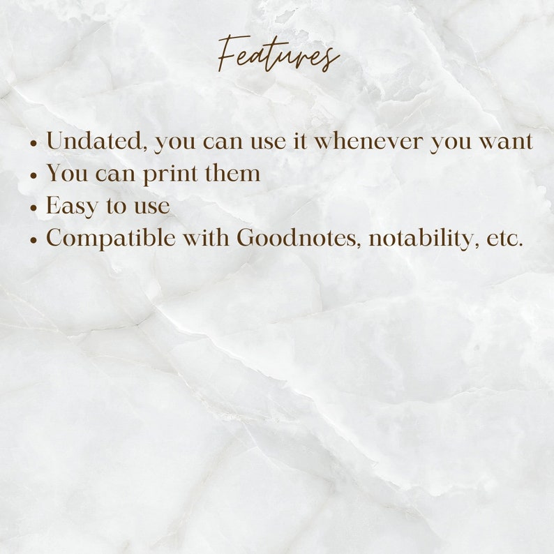 Printable Check-list Template| Simple List for Planner| Digital Planner ...