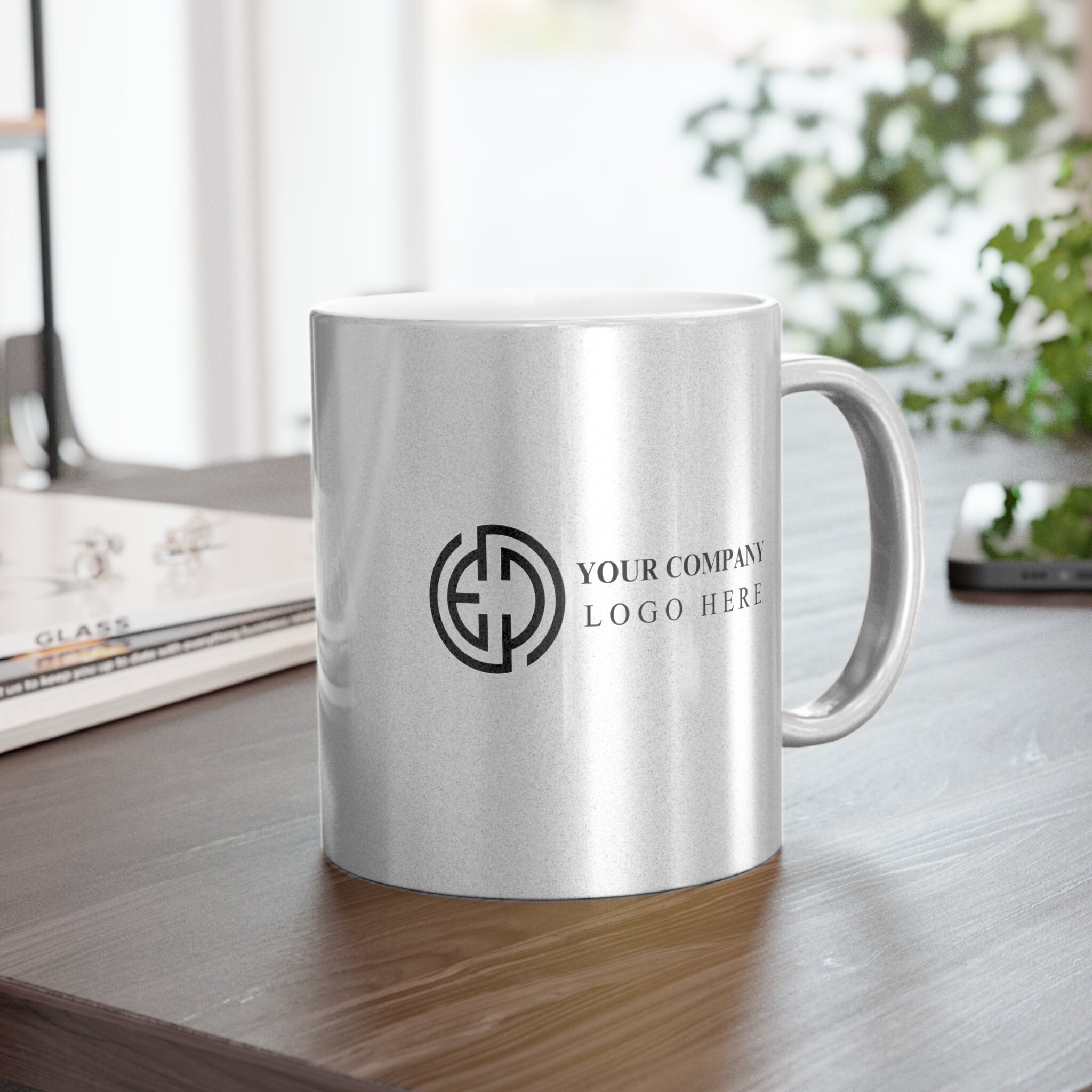 Personalized Logo Mug Custom Ceramic Coffee Cup Unique Branding Gift ...