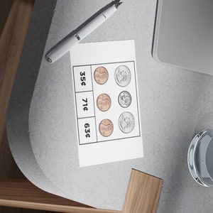 Coin Counting Clip Cards | Homeschool Activity | Fine Motor Skill ...