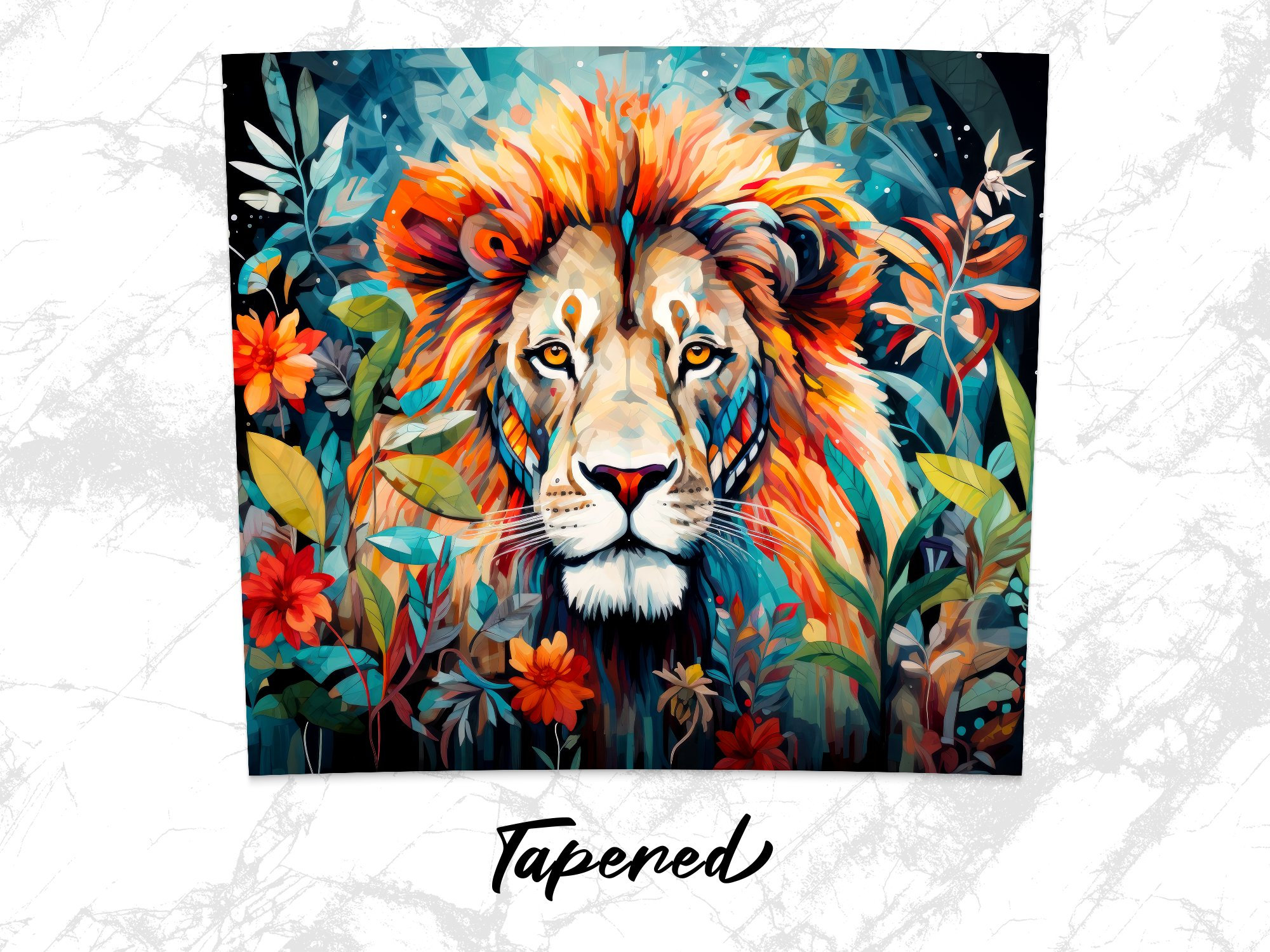 Lion Sublimation Design 20oz Skinny Tumbler Digital Download - Etsy