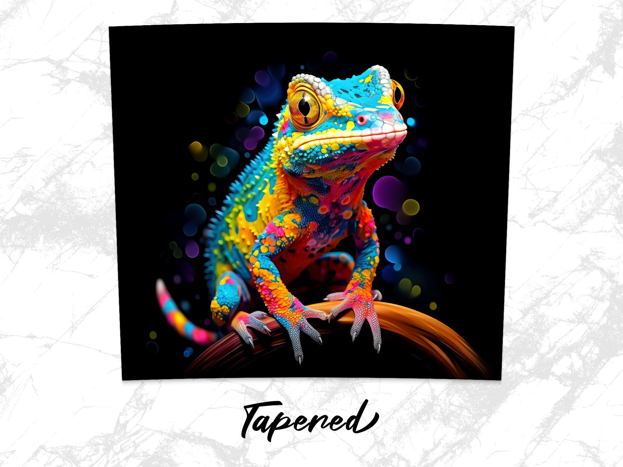 Alcohol Ink Gecko Sublimation Design 20oz Skinny Tumbler - Etsy