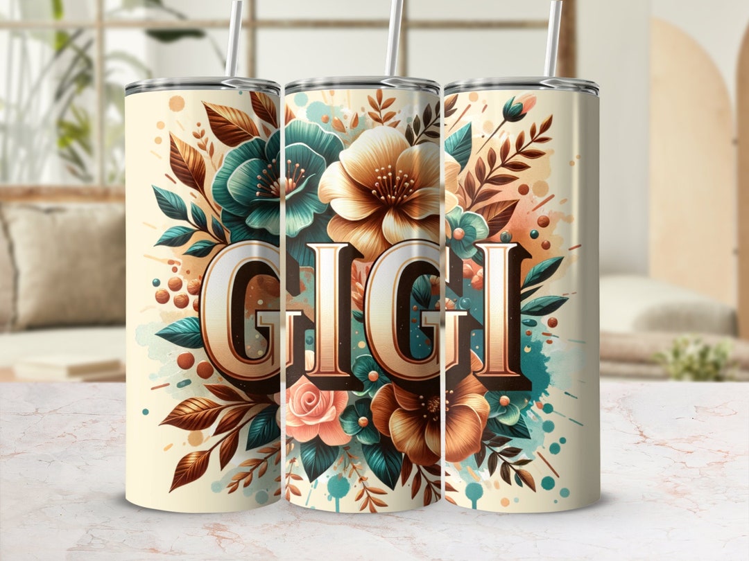 Gigi Sublimation Design, 20oz Skinny Tumbler Digital Download PNG, Gigi ...