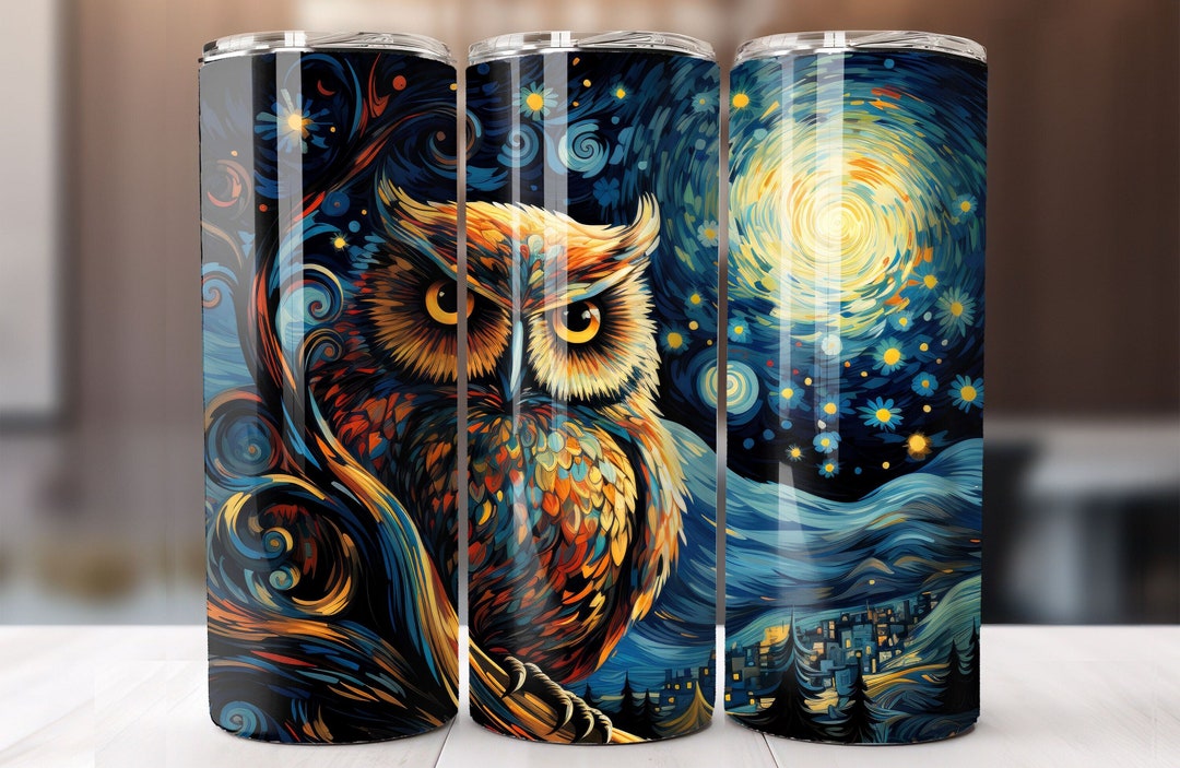 Owl Sublimation Design 20 Oz Skinny Tumbler Digital Download - Etsy