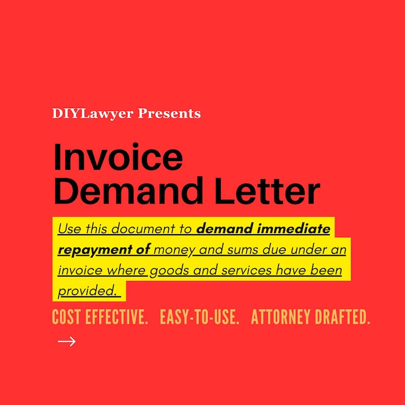 Demand Letter for Payment of Invoice Demand for Payment of Invoice ...