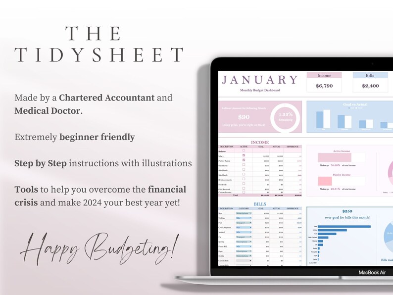 Ultimate Annual Budget Spreadsheet Google Sheets Budget Template ...