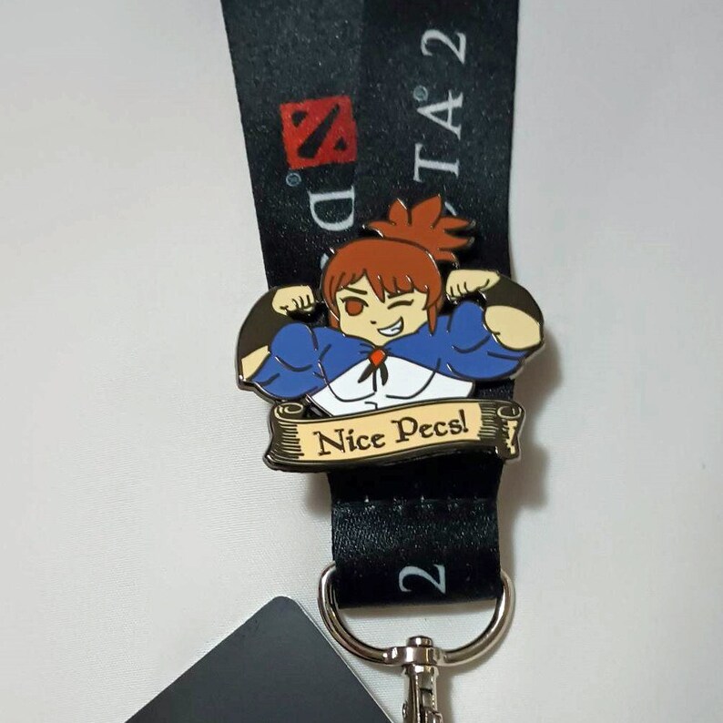 Marci Dota 2 Nice Pecs Hard Enamel Pin Dota Dragons Blood - Etsy
