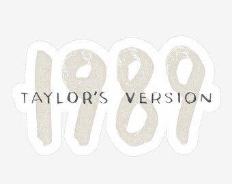1989 Taylor's Version Sticker - Etsy