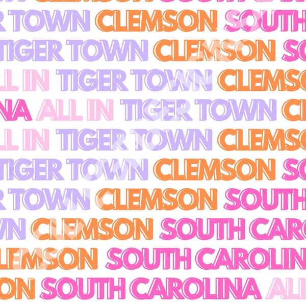 Clemson Wall Art - Etsy