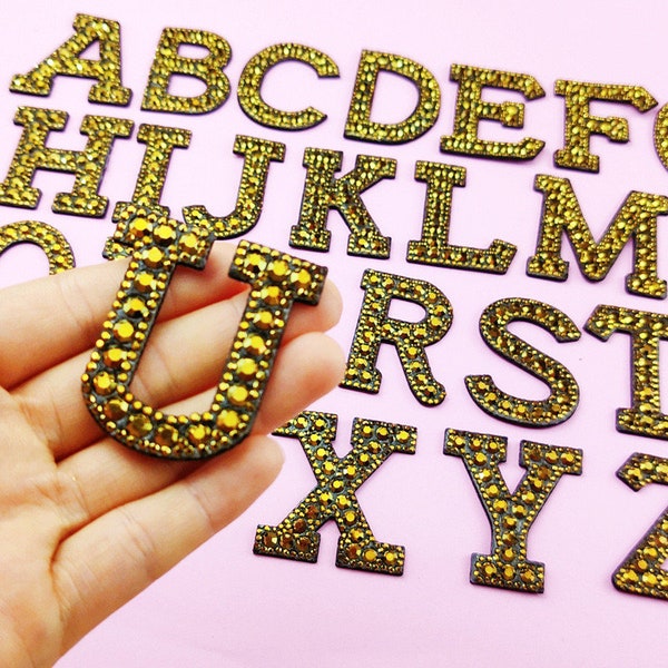 Iron on Letters - Etsy