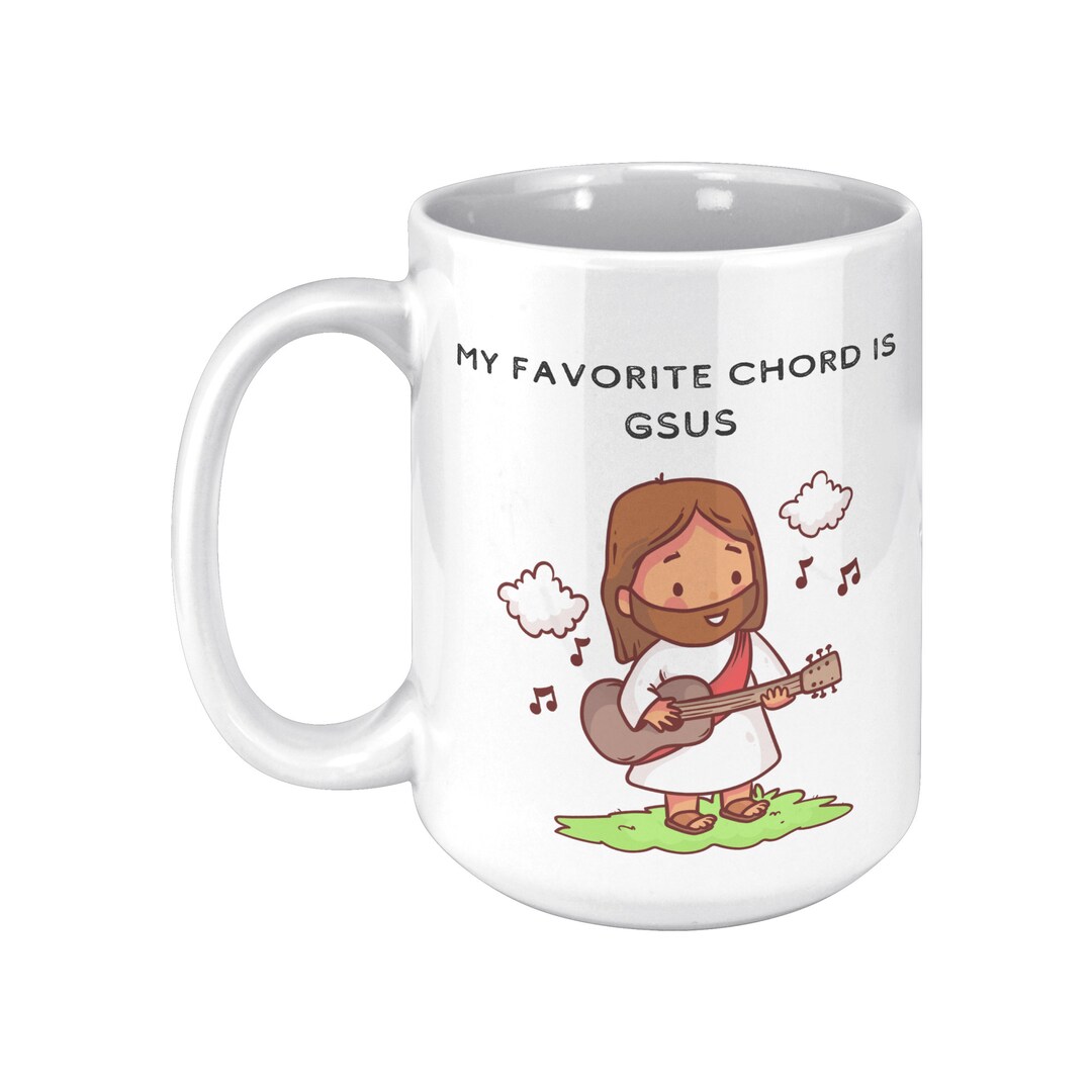 My Favorite Chord is Gsus Jesus Funny - Etsy
