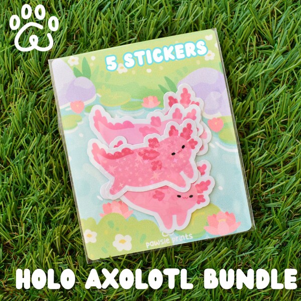 Axolotl Sticker - Etsy