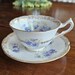 Collingwood, 1950's Pansy Floral Teacup Set, Vintage English Bone China ...