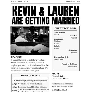 Wedding Post Template on Canva for Weddings, Welcome Bags, and More! - Etsy