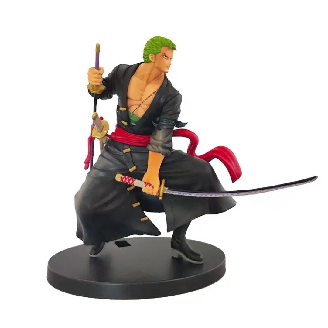 Anime One Piece Roronoa Zoro Figure Art King Sauron Anime - Etsy