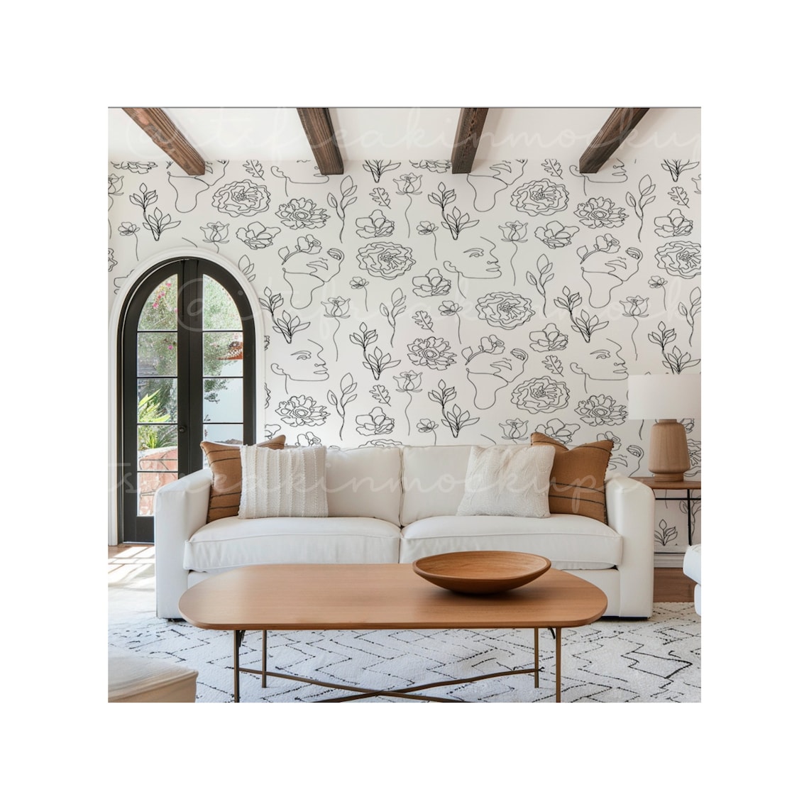 Wallpaper Mockup PSD, PSD Wallpaper Mockup, Wall Mockup, PSD Mockup ...