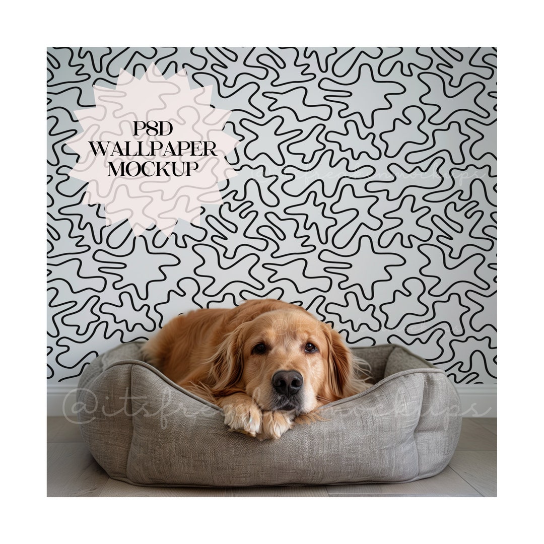 Minimal Wallpaper Mockup, PSD Wallpaper Mockup, Drag and Drop PSD, PSD ...