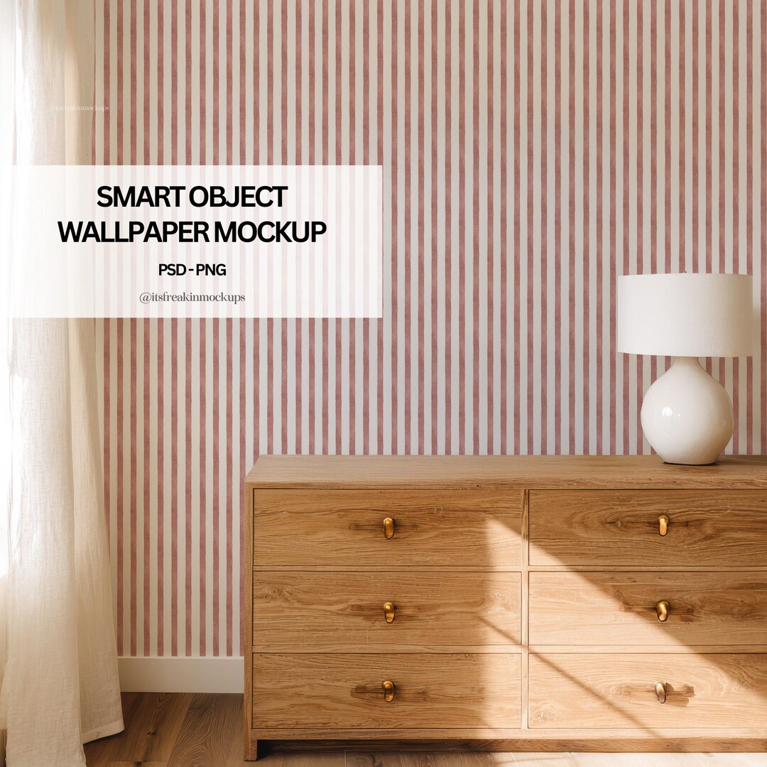 Wallpaper Mockup With Smart Object, PSD Wallpaper Mockup, PSD Mockup ...