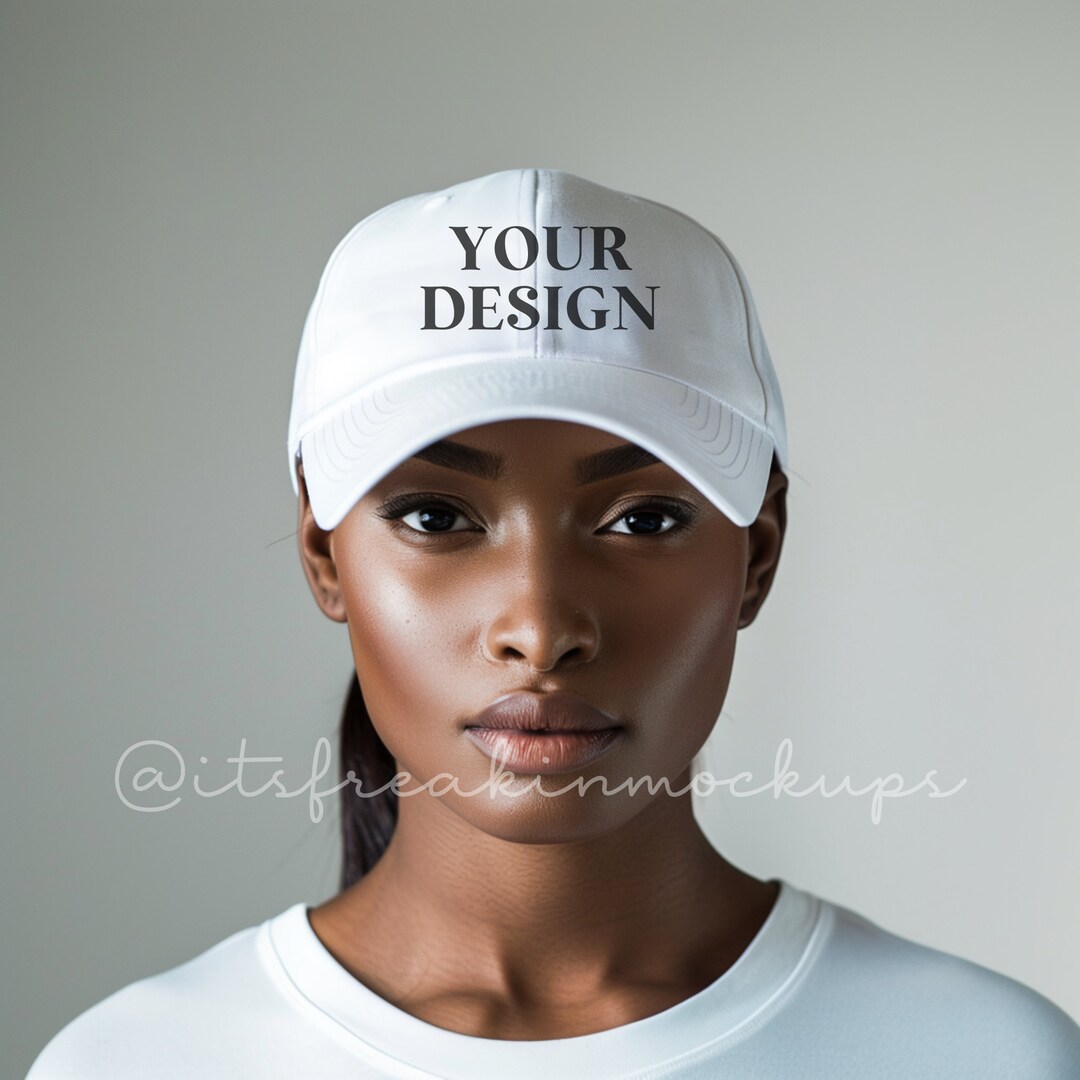 Hat Mockup, White Hat Mockup, Bachelorette Hat Mockup, Baseball Cap ...