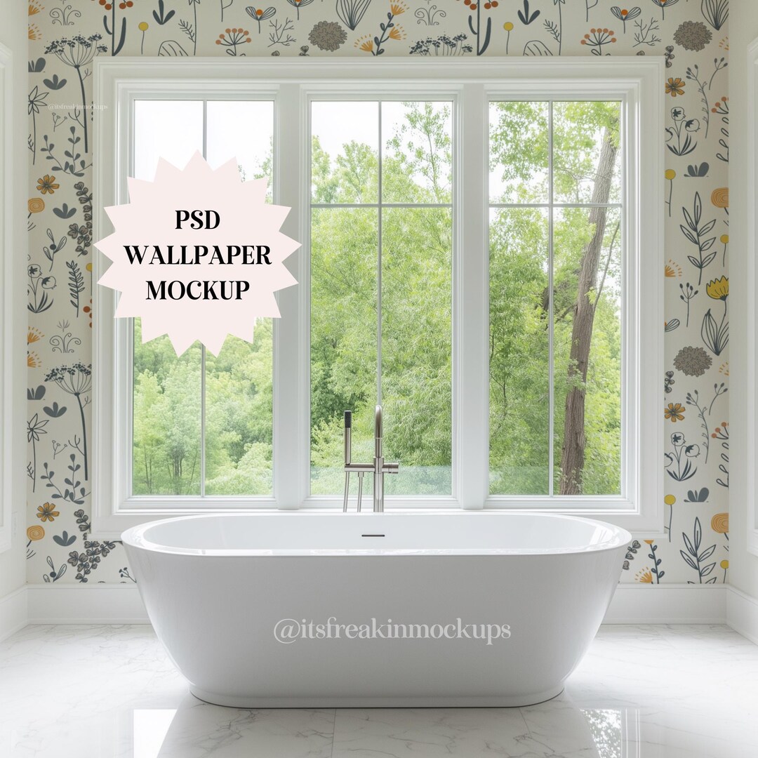 Wallpaper Mockup Psd, PSD Wallpaper Mockup, Drag and Drop PSD, PSD ...