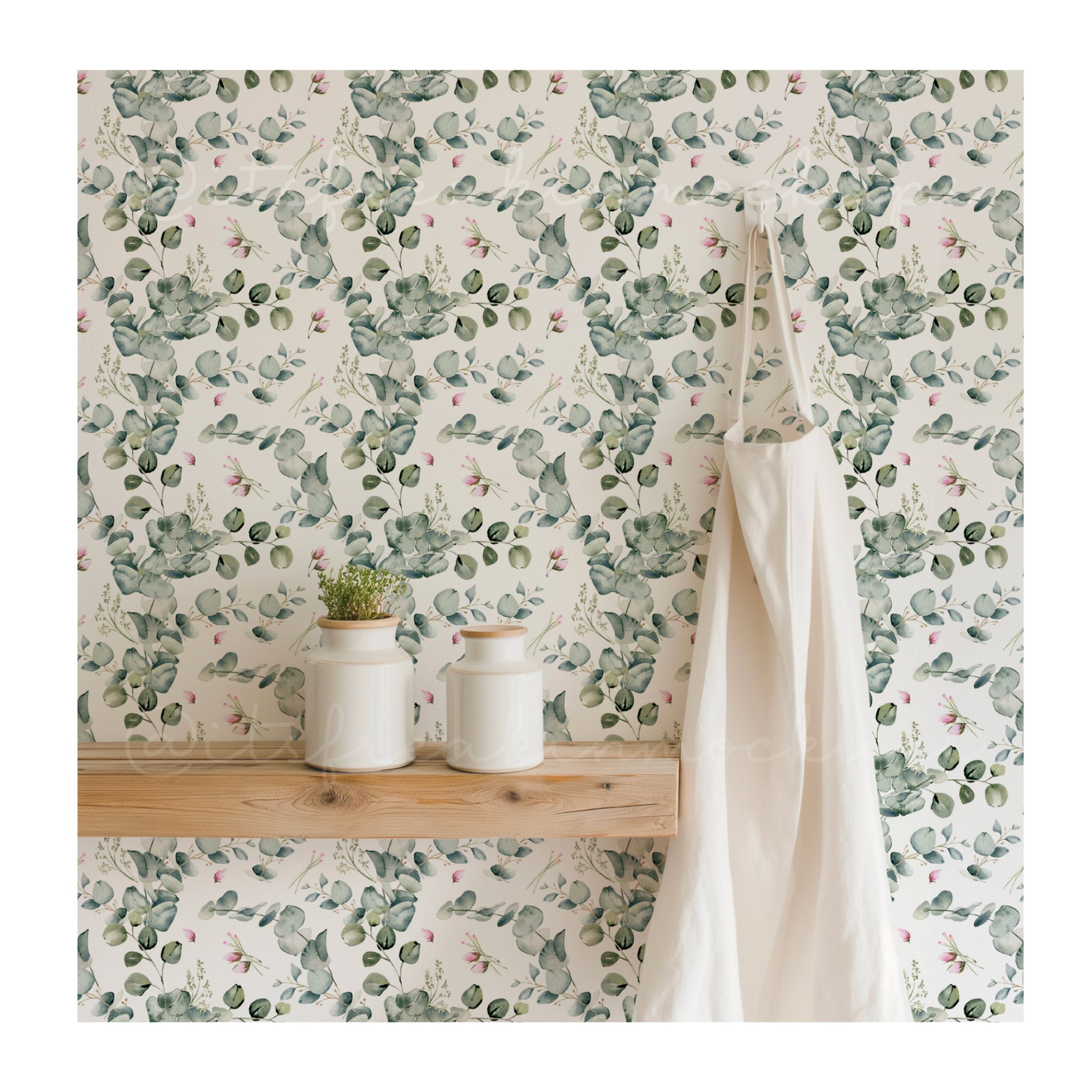 Kitchen Wallpaper Mockup: Smart Object PSD Template (2000x2000 Px) - Etsy