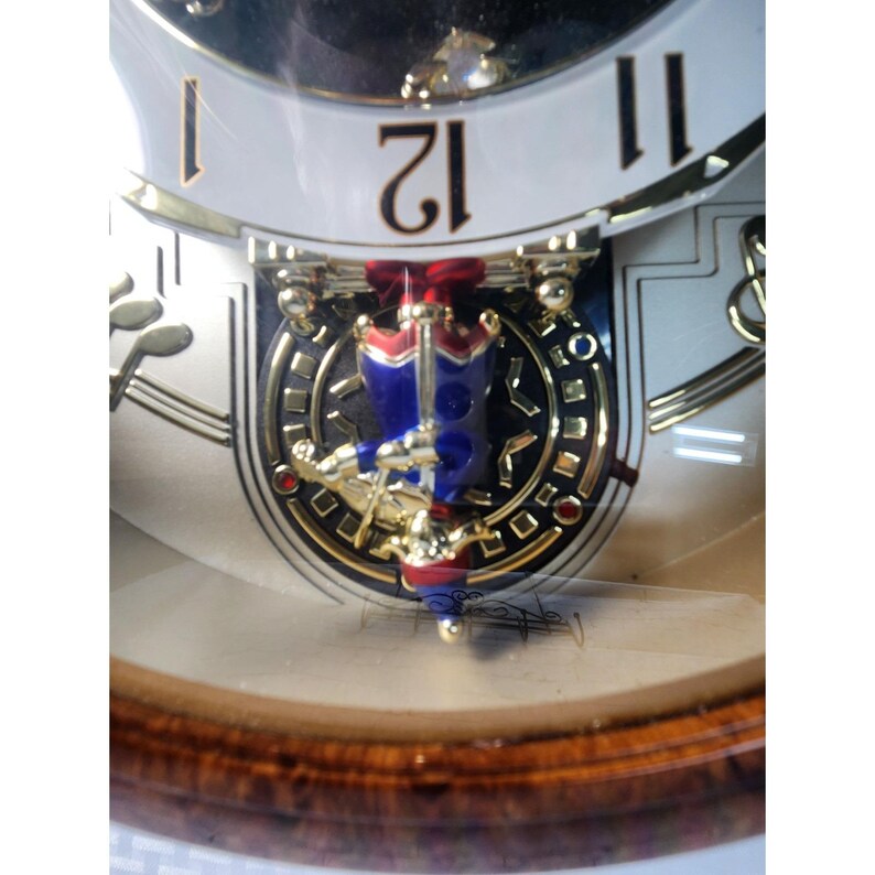 Seiko Swarovski Crystals Melodies in Motion Wall Clock QXM147BRH FOR ...