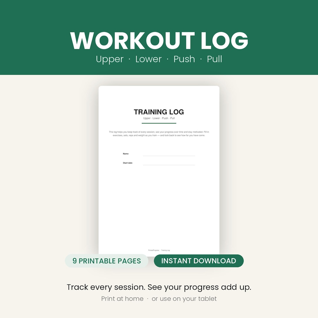 Gym Workout Program PDF — 12 Week Strength Training Plan for Men ...