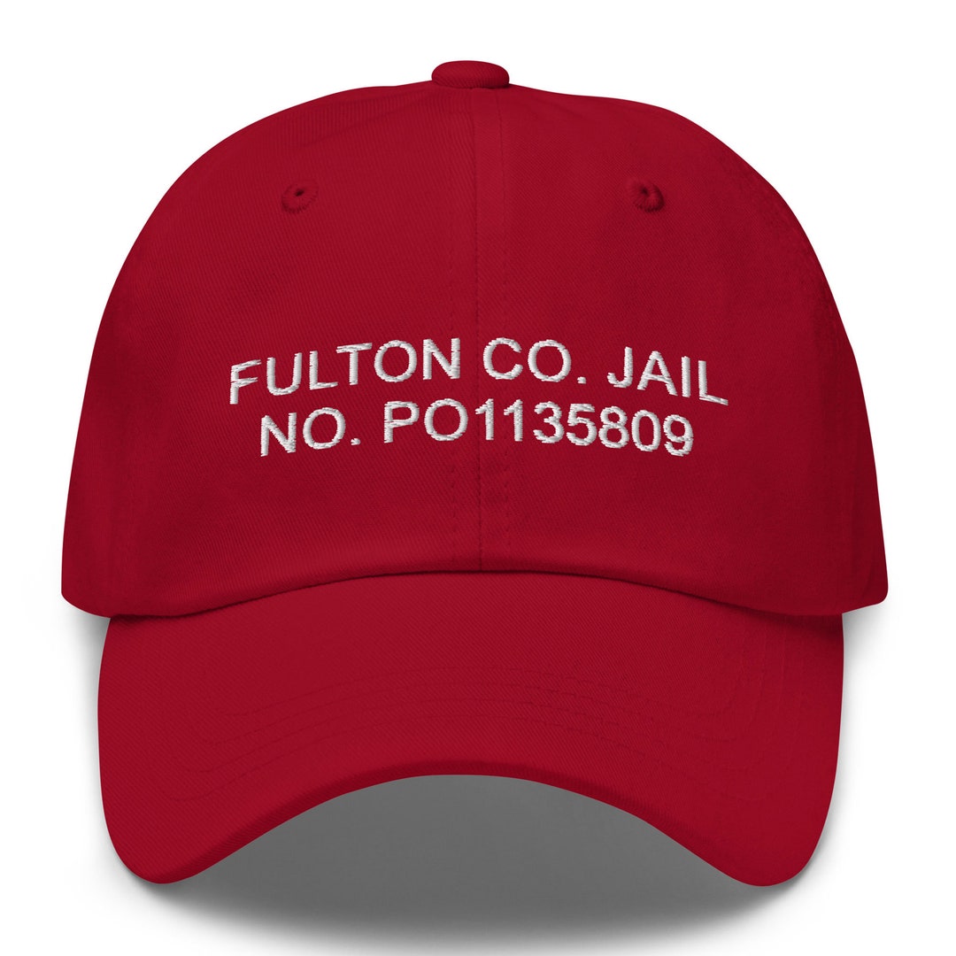 Trump Fulton Co. Jail No. P01135809 Embroidery Hat Cap - Etsy