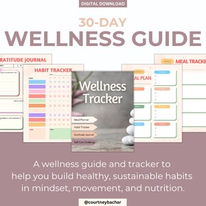 30-day Wellness Tracker - Etsy
