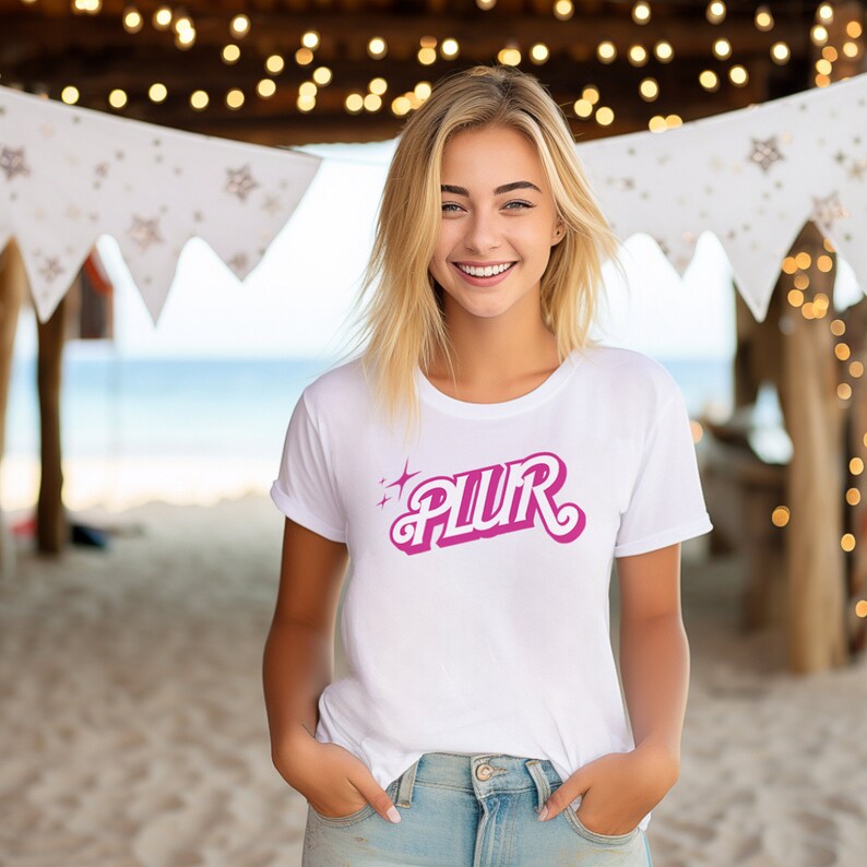 PLUR Rave Shirt: Retro Doll Funny Festival Tee - Etsy