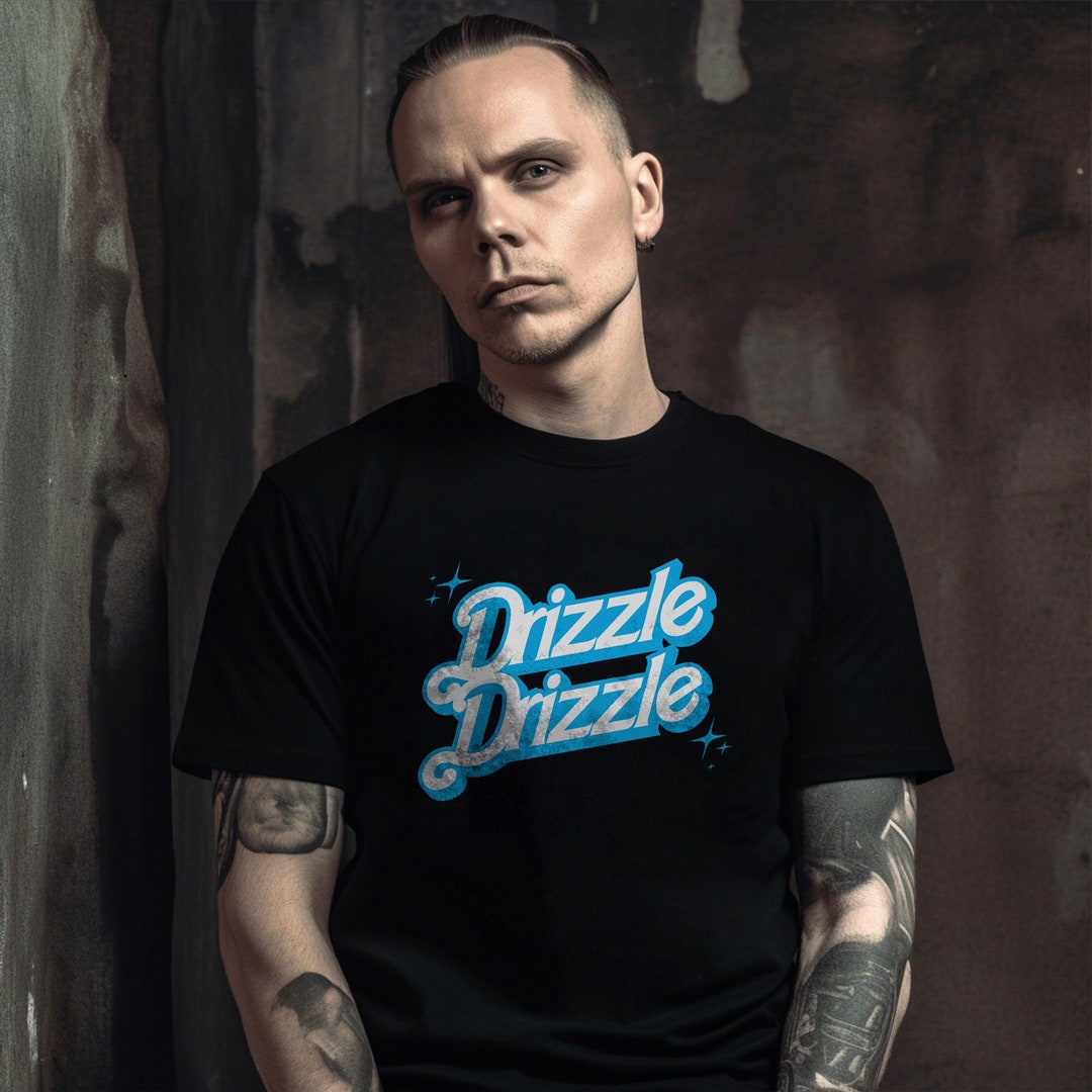 Drizzle Drizzle T-shirt Retro Doll Shirt Blue Logo Iconic Tshirt Funny ...