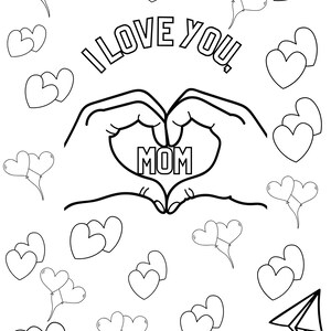 Valentine Coloring Pages and Worksheets - Etsy