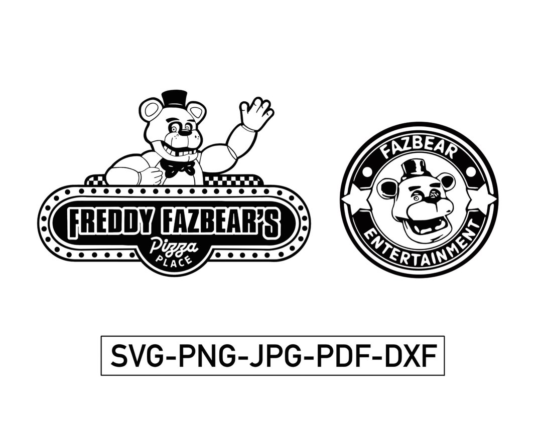 FNAF SVG Pack, Five Nights at Freddy's, Freddy, Bonnie, Chica, Foxy ...