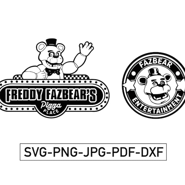 Five Nights at Freddys Logo - Etsy UK