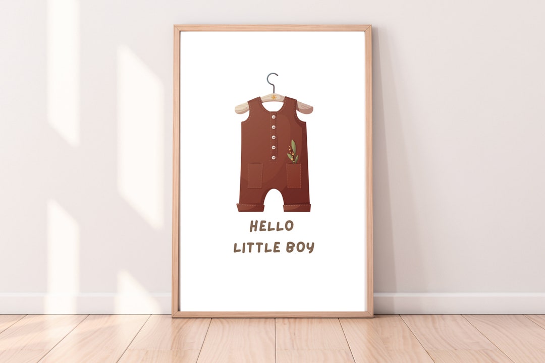 Hello Little Boy Wall Art, Digital Download Prints, Instant Download ...