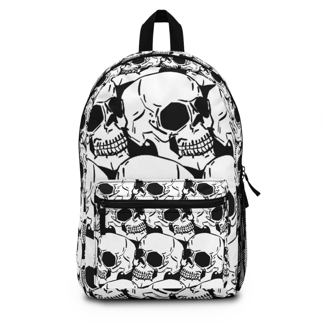 Skull Backpack/skull Head Back/ Laptop Backpack /travel Backpack ...
