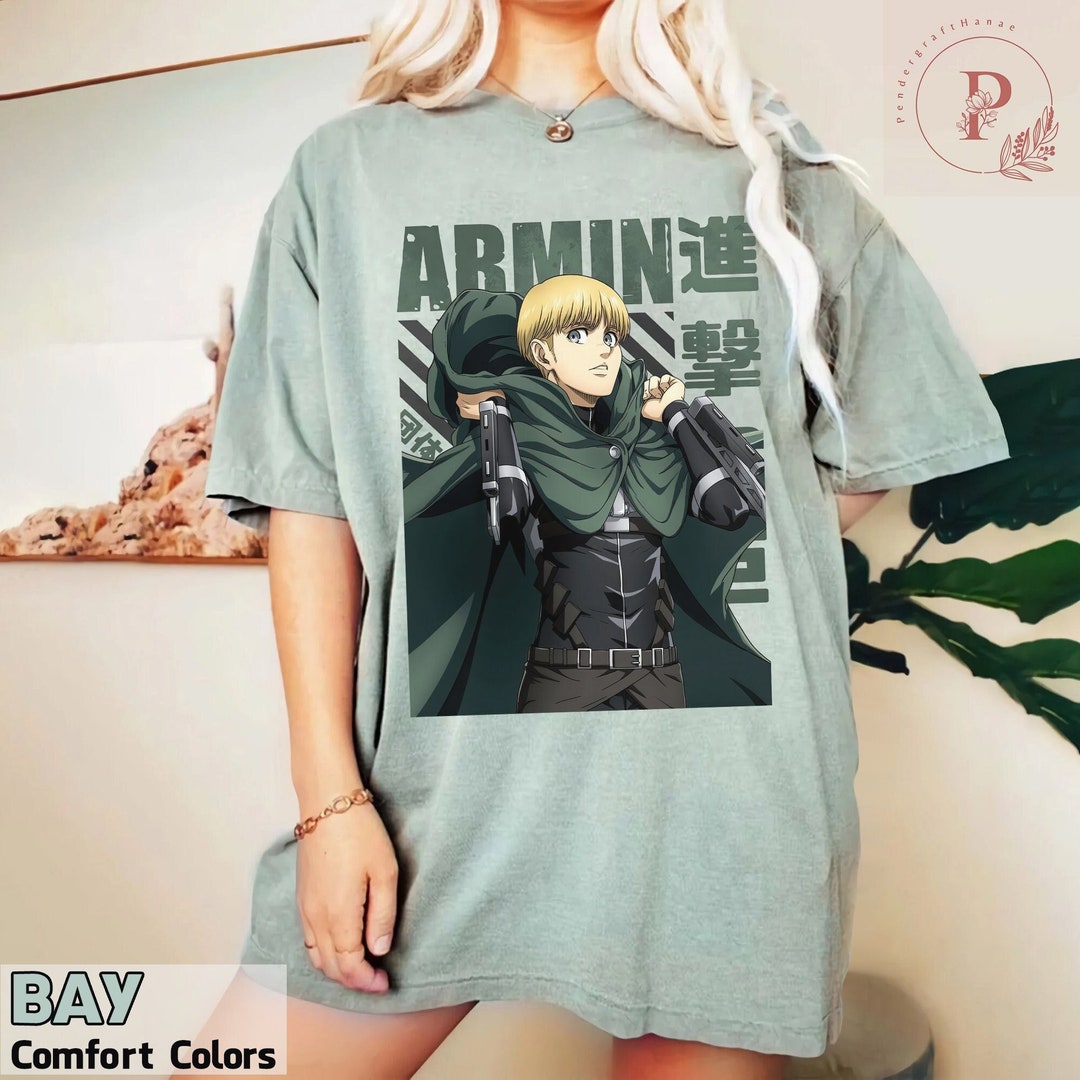 Armin Arlert Shirt, Armin Shirt, Manga Shirt, Japanese Anime Shirt - Etsy