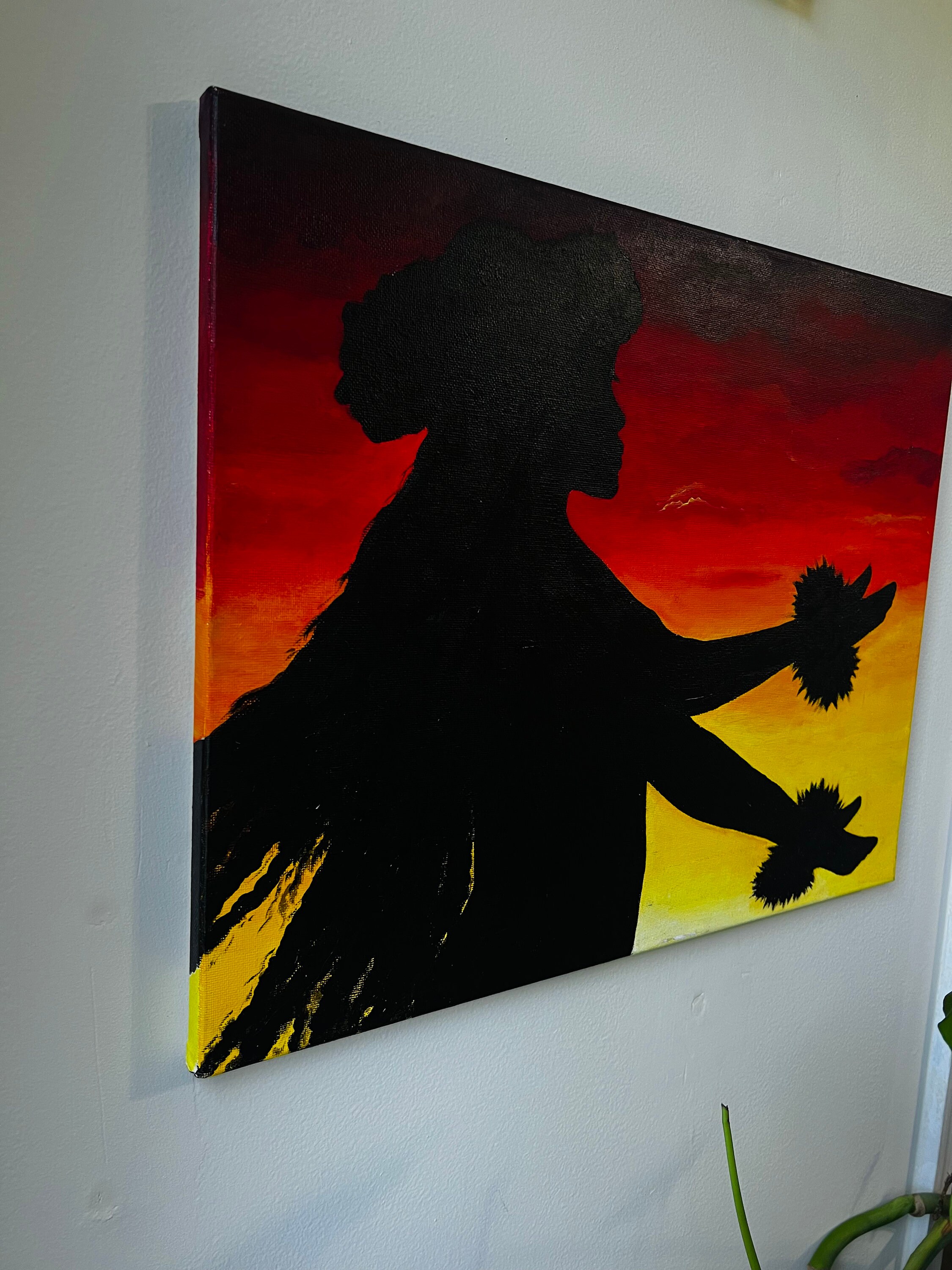 Original Polynesian Hula Dancer Acrylic Painting - Etsy