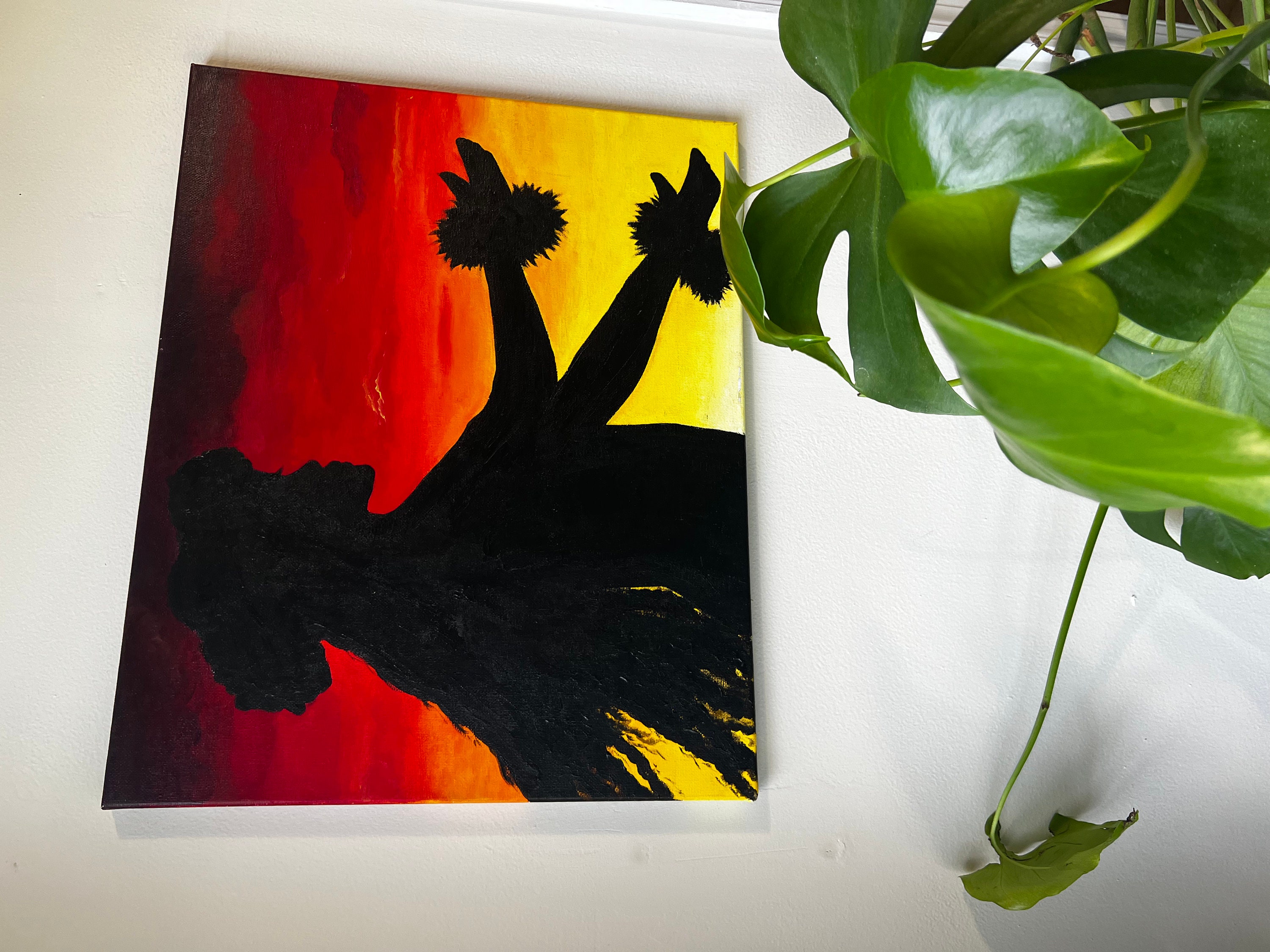 Original Polynesian Hula Dancer Acrylic Painting - Etsy