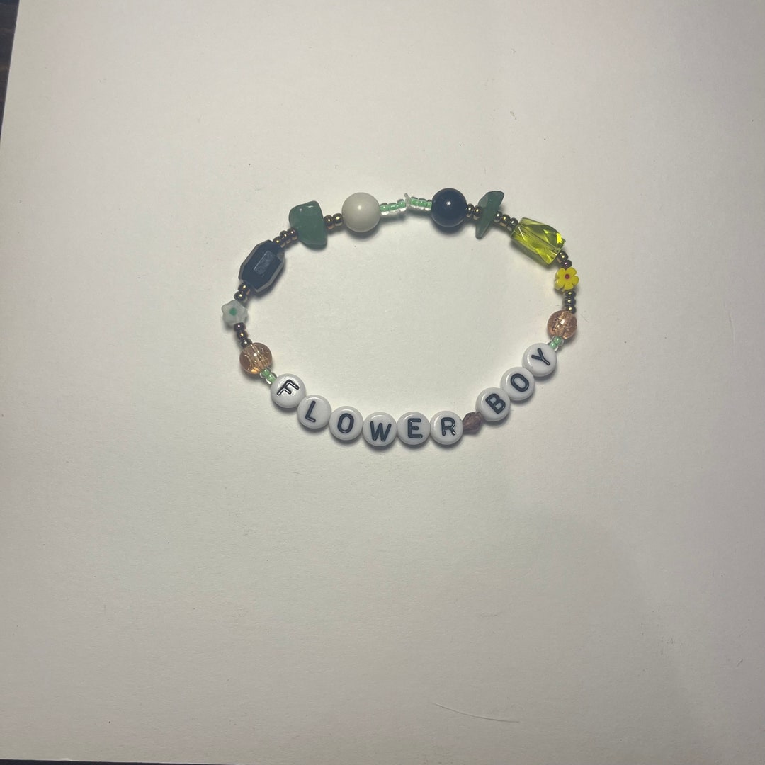 Handmade flower Boy Tyler the Creator Beaded Bracelet - Etsy