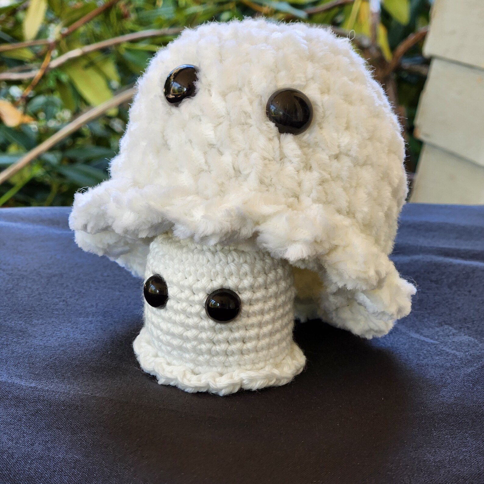 Glow in the Dark Crochet Ghost Nesting Doll, Halloween Decor - Etsy