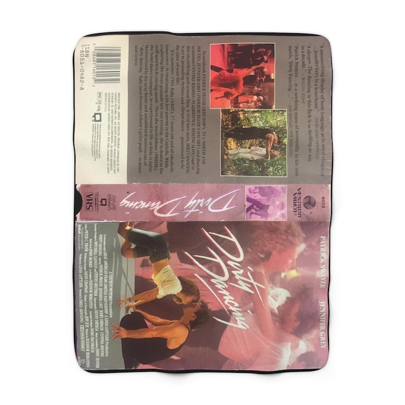 80s, Retro, Dirty Dancing VHS Movie Blanket, NOSTALGIA, Faded ...