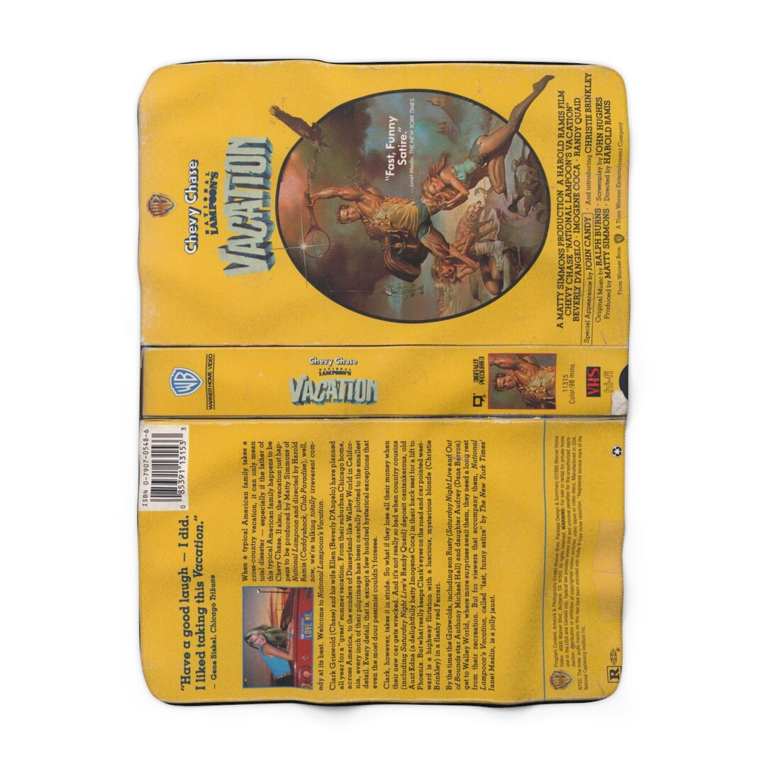 Custom Distressed Gen X 80s Retro National Lampoons Vacation VHS Cover ...