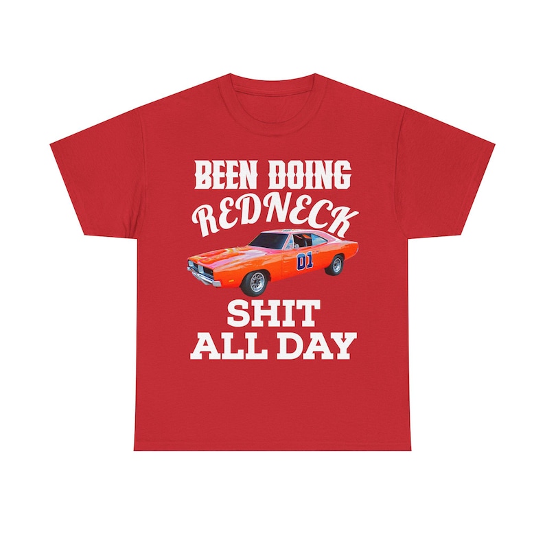 REDNECK, 80s Retro, General Lee, Dukes of Hazzard, Nostalgic, T Shirt ...