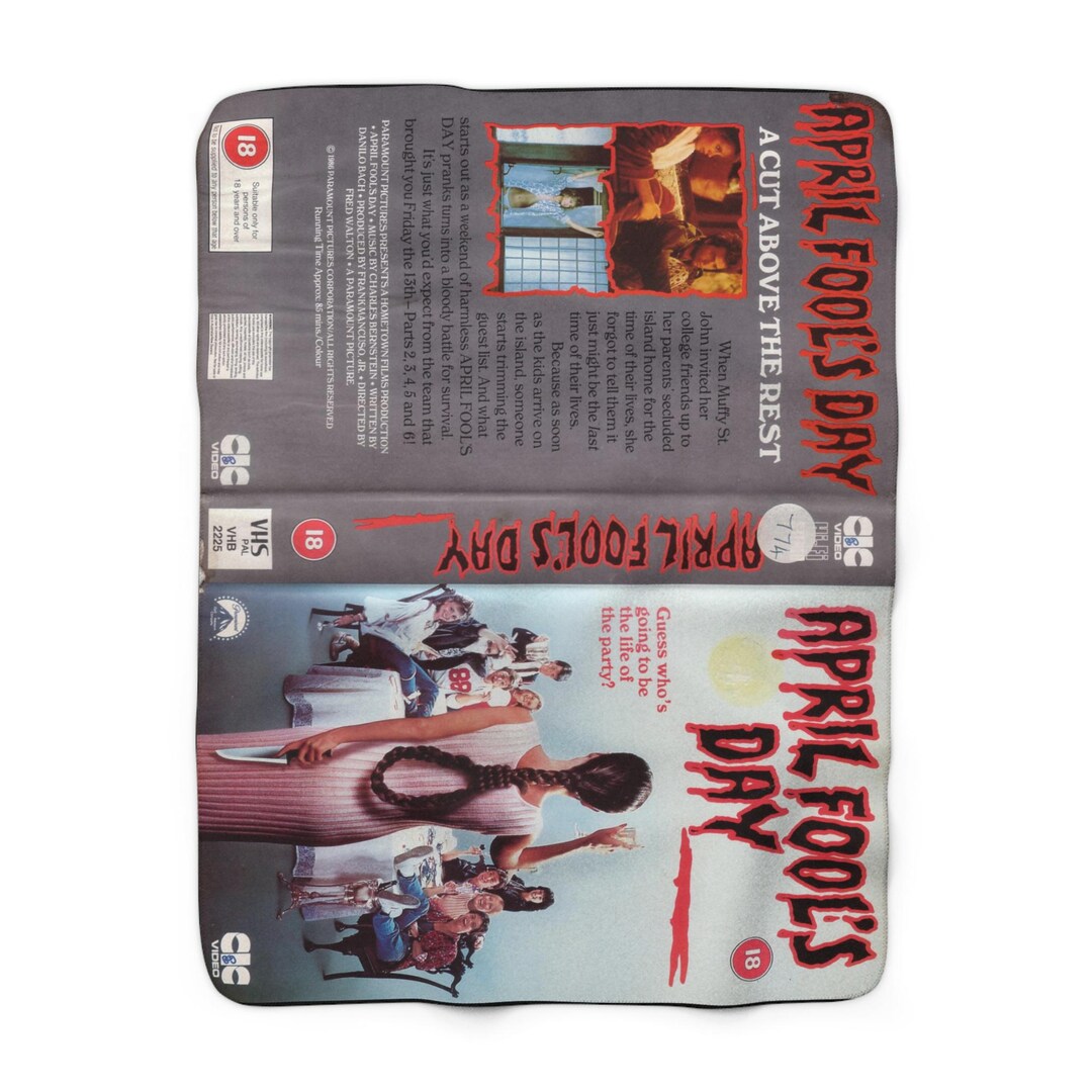 CUSTOM Distressed 80s Retro Horror April Fool's Day VHS Movie Case ...