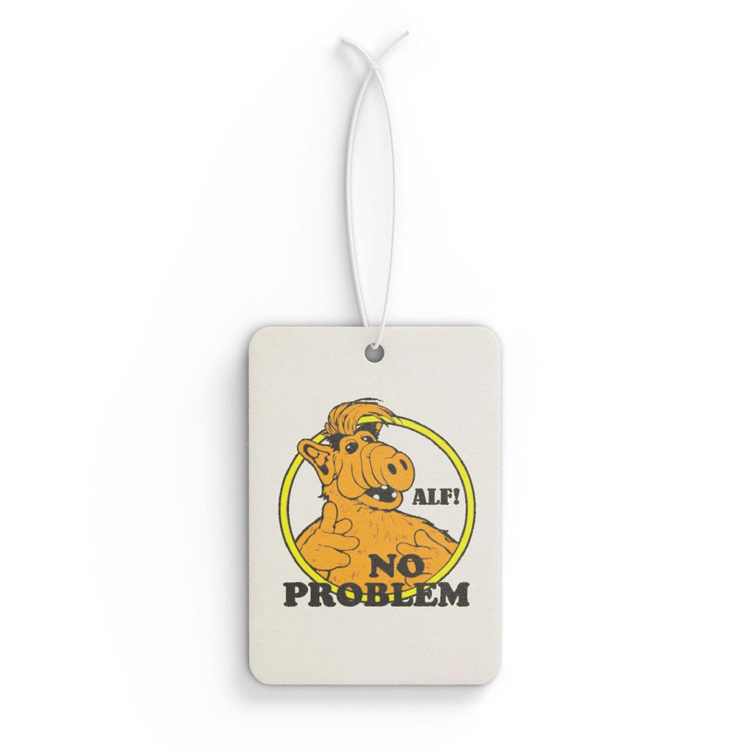 CUSTOM Gen X 80s Retro Alf No Problem Air Freshener - Nostalgia ...