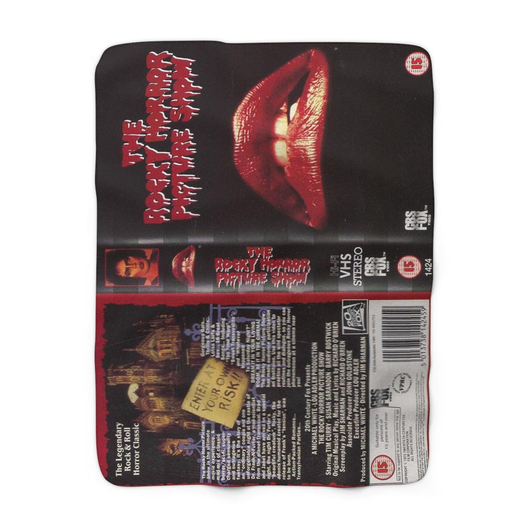 70s 80s Retro Rocky Horror Picture Show VHS, NOSTALGIA, Faded ...