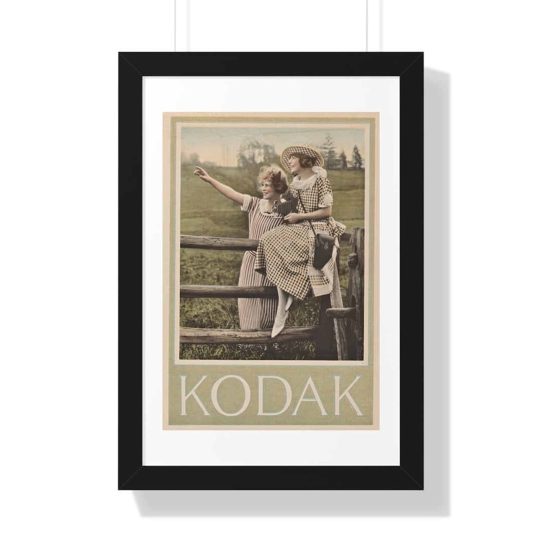 Framed Vintage Kodak Poster - Etsy
